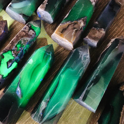 Volcano Agate Towers (imperfect) – Simmon Crystal Wholesale