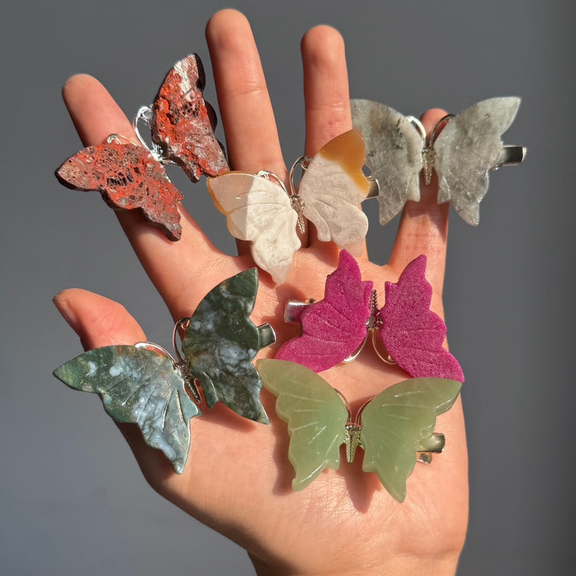 Butterfly Hair Clip – Simmon Crystal Wholesale