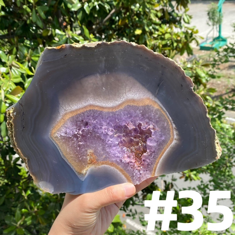 Druzy Agate Big Slab – Simmon Crystal Wholesale