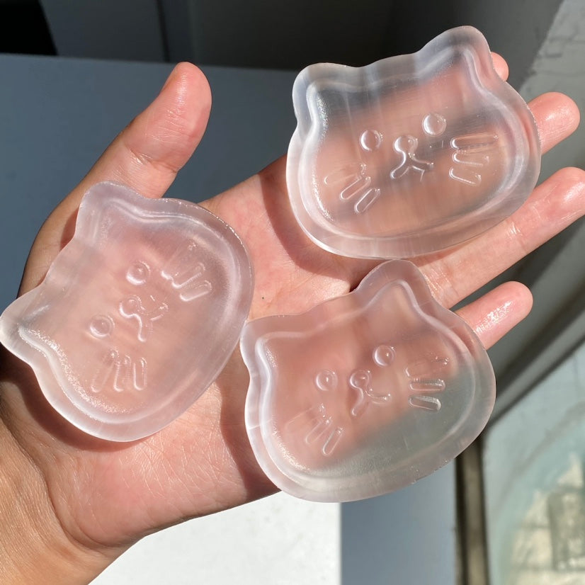 Selenite Cat Tray – Simmon Crystal Wholesale