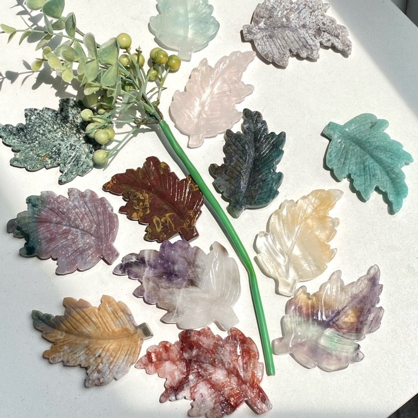Crystal Leaf – Simmon Crystal Wholesale