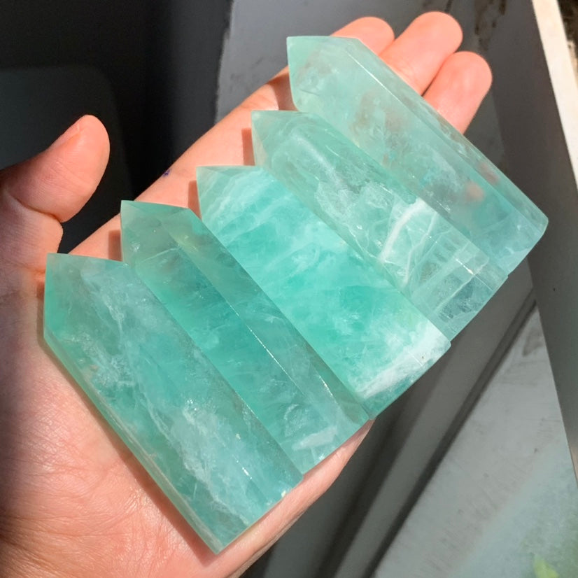 Baja Blast Fluorite Small Tower – Simmon Crystal Wholesale