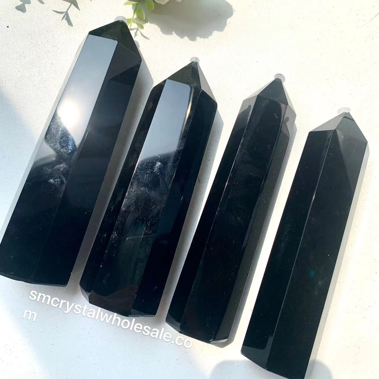 Black Obsidian Big Tower – Simmon Crystal Wholesale