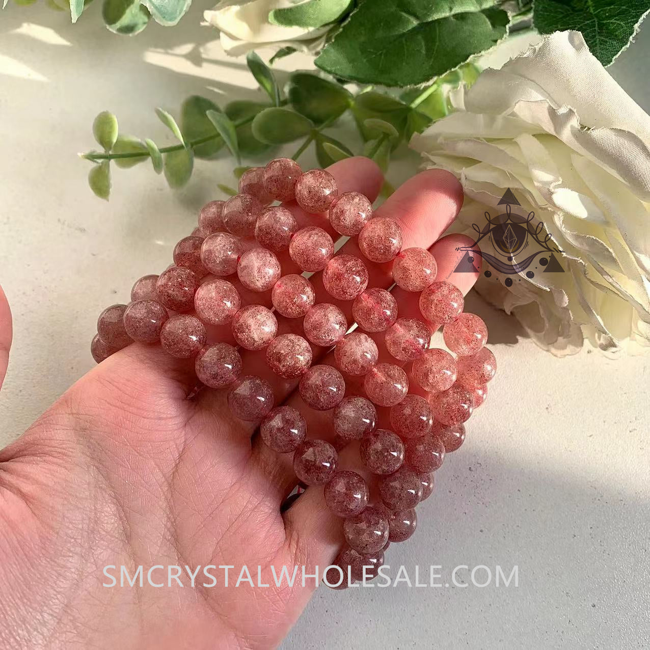 Strawberry Quartz Bracelet – Simmon Crystal Wholesale