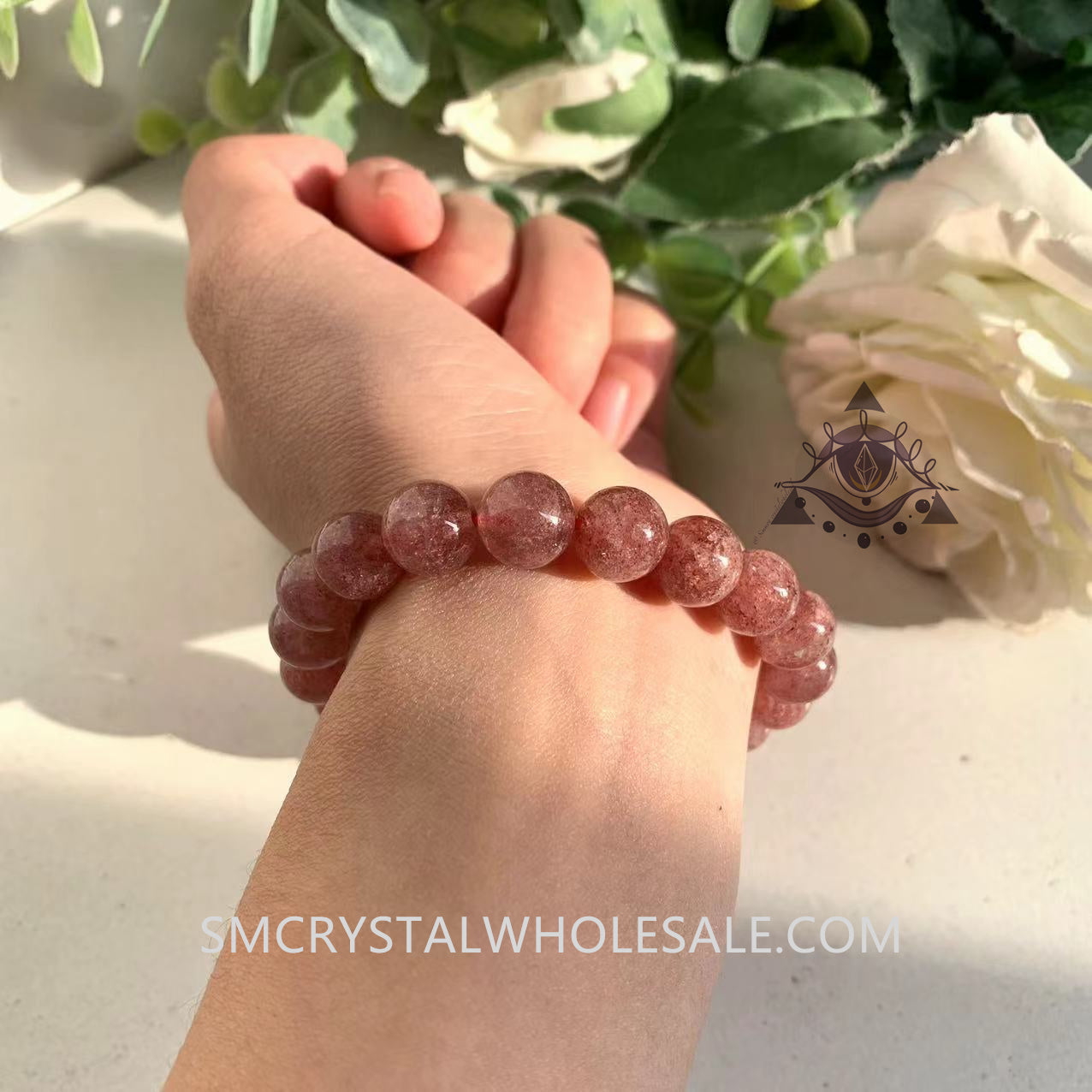 Strawberry Quartz Bracelet – Simmon Crystal Wholesale