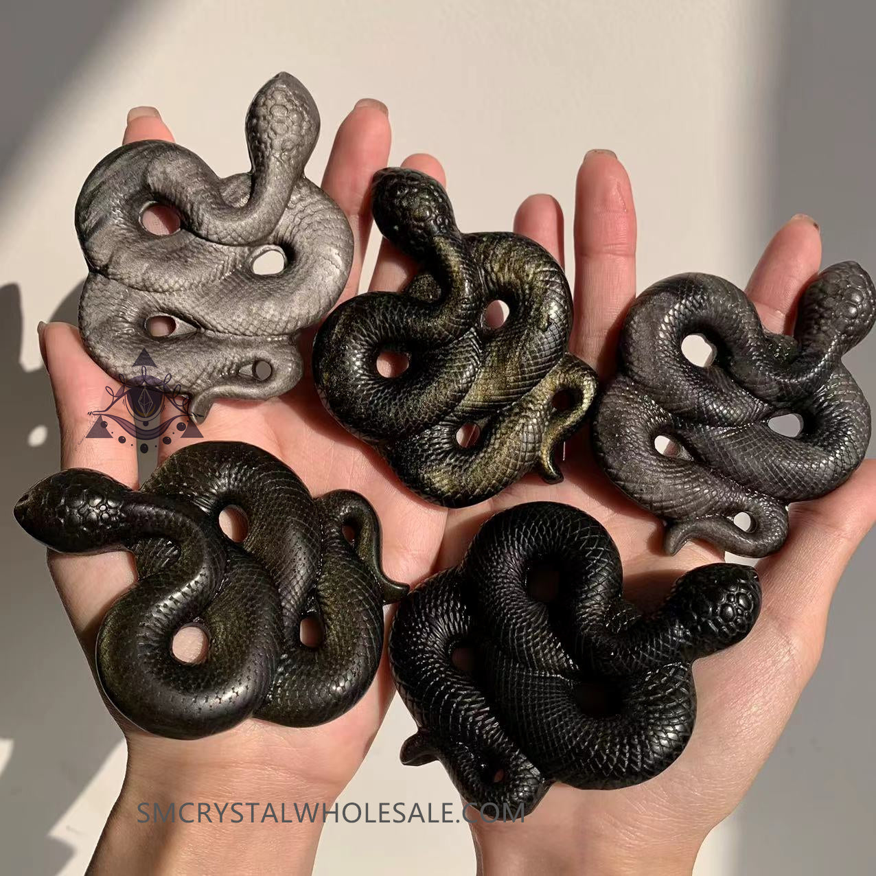 Obsidian Snake – Simmon Crystal Wholesale